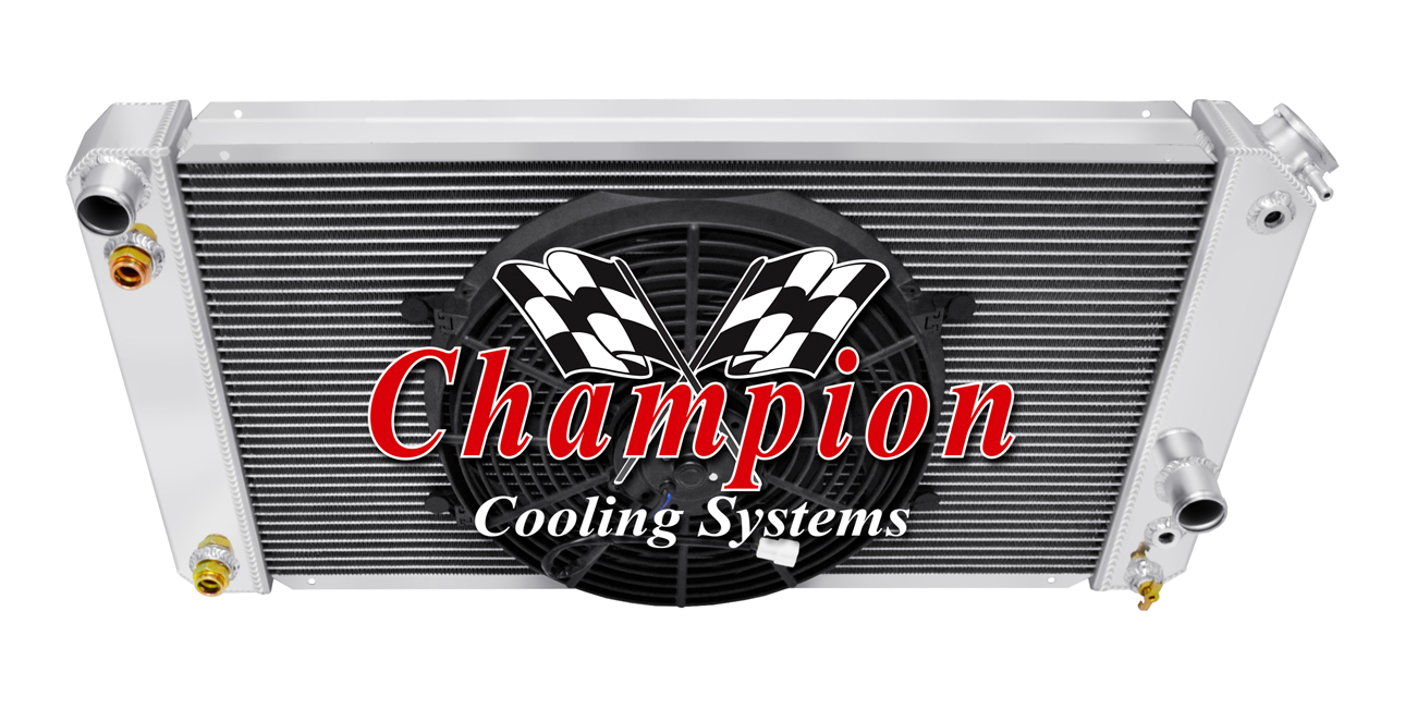 3 Row SZ Champion Radiator,2 12" Fans,Shroud-1986-2005 Chevy S10 Chevy ...