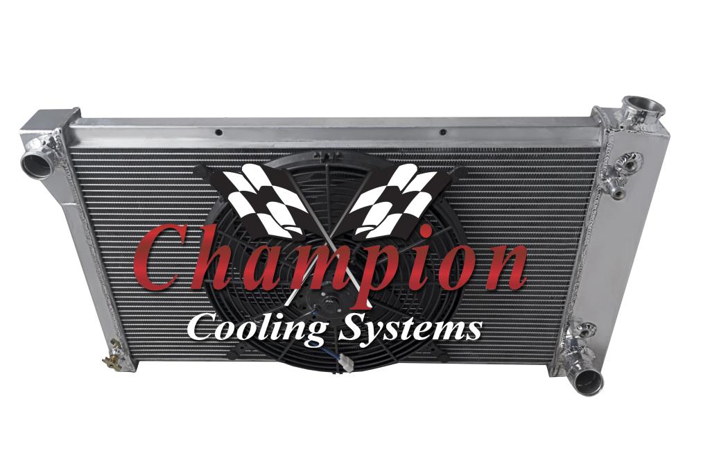 1967 -72 Chevy Truck Champion Cooling Systems CC369 SubZero Radiator 3 ...