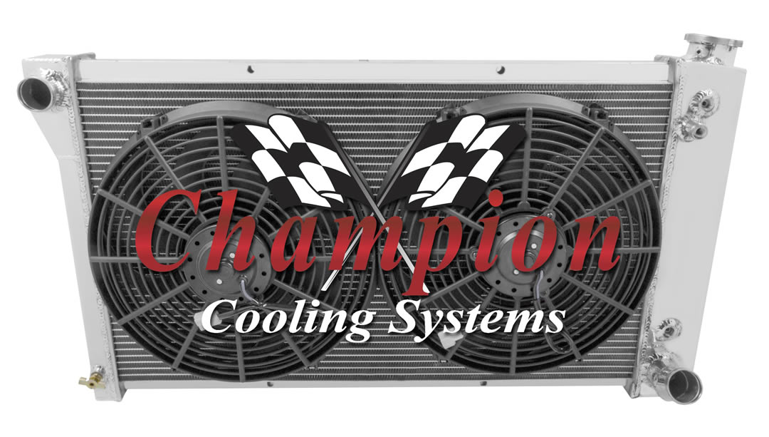 1967 -72 Chevy Truck Champion Cooling Systems CC369 SubZero Radiator 3 ...