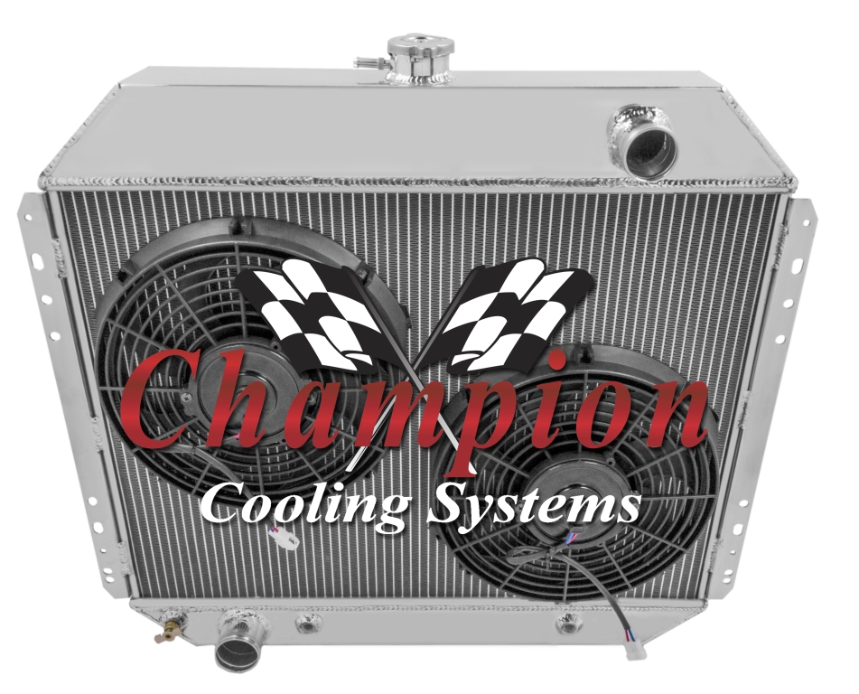 4 Row Cold Champion All Aluminum Radiator for 1968-1979 Ford F-Series ...