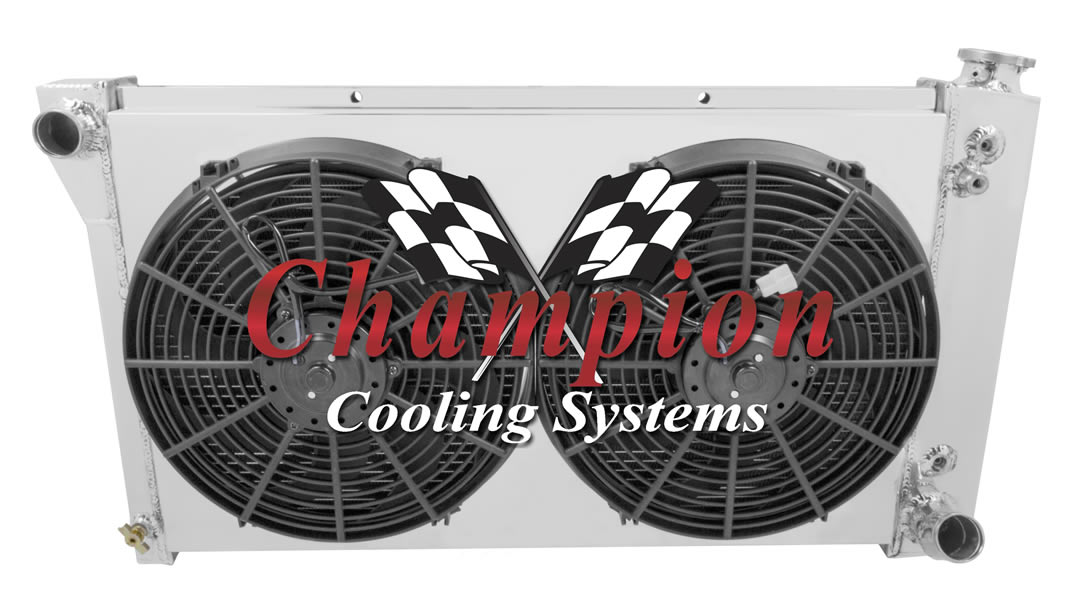 1967 -72 Chevy Truck Champion Cooling Systems CC369 SubZero Radiator 3 ...