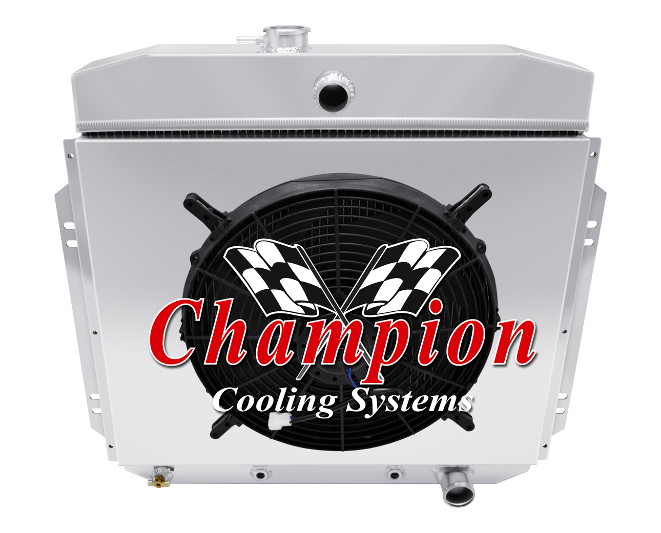 3 Row QR Champion Radiator Chevy Configuration fits 1957 58 59 1960 ...