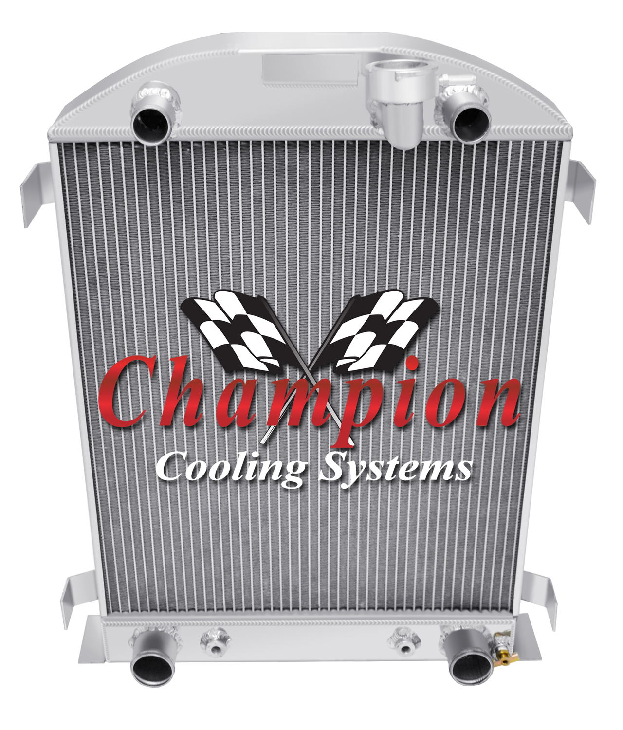 1932 Ford Coupe Champion 3 Row Aluminum Radiator for Ford V8 Engines ...